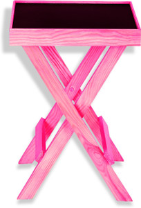 Netwood Designer Pink Solid Wood Side Table Price in India - Buy ...