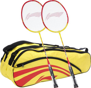 LI-NING Smash XP 807 (Set of 2) Badminton Racquets + ABDJ118 Kitbag ...