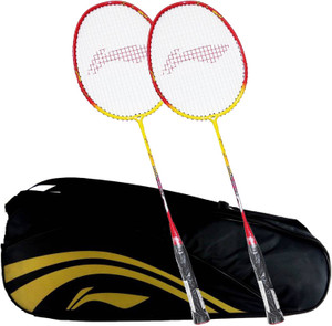 LI-NING Smash XP 807 (Set of 2) Badminton Racquets + ABDJ118 Kitbag ...
