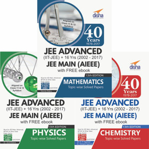 40 Years IIT-JEE Advanced + 16 yrs JEE Main Topic-wise Solved Paper PCM ...