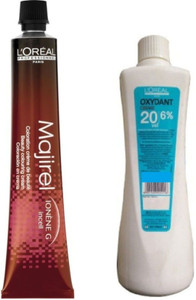 L'Oréal Paris Majirel Hair Color No. 4 Tube + Developer 20 Vol. 6% ...
