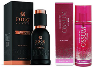 Buy FOGG COMBO PACK OF OSSUM ROMANCE PERFUME + FOGG TUXEDO PERFUME Eau ...