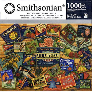 George Vintage Fruit Crate Labels Puzzle - Vintage Fruit Crate Labels ...