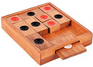 Twister.CK Wooden Klotski Sliding Block Puzzle Handmade Wooden Puzzles ...