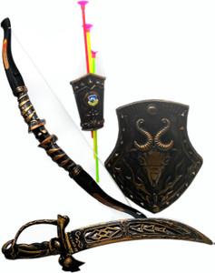 HALO NATION Bahubali Warrior Set - Knights Fancy Dress Kids Cosplay ...