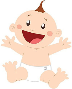 Party Propz BABY SHOWER DECORATION / BABY CUTOUT 2 FT/ PARTY SUPPLIES ...