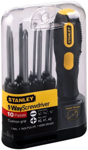 STANLEY STANLEY-STHT62511-8-9-WAY SCREWDRIVER SET Combination ...