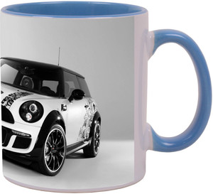 Arkist mini cooper s bully Blue Ceramic Coffee Mug Price in India - Buy ...
