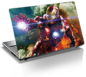 Monika Creations Iron Man Laptop Skin, Vinyl Vinyl Laptop Skin ...