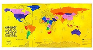 Imagimake Mapology: World'S Largest Countries Map Puzzle - Mapology ...