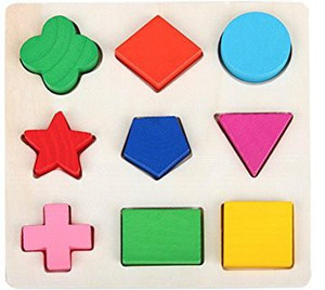 Bilipala Geometric Shape Puzzle Geometric Shapes Geometric Solids, Wood ...