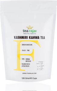 Tearaja Kashmiri Kahwa Green Tea Rose, Cardomom, Saffron, Black Pepper ...