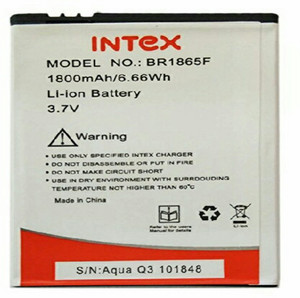 Intex Mobile Battery For Intex Aqua Q3 (BR1865F) Aqua Q3 (BR1865F ...