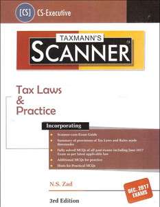 Taxmann's Scanner on Tax Laws & Practice for CS Executive Dec. 2017 ...