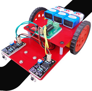 NASA Tech DIY Line following robot complete kit with IR sensor and ...