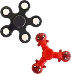 VASA Batman & Spider Man- Hand Tri-Spinner- Toy Spinner with Good Spin ...