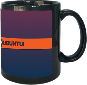Arkist ubuntu 1 1 Black Ceramic Coffee Mug Price in India - Buy Arkist ...