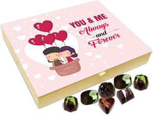 Chocholik Gift Box - You And Me Always And Forever Chocolate Box - 20pc ...