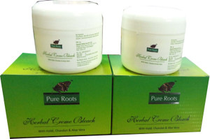 Pure Roots HERBAL CREME BLEACH SET OF 2 Price in India - Buy Pure Roots ...