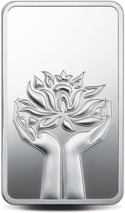 MMTC-PAMP India Pvt Ltd Lotus series S 9999 100 g Silver Bar Price in ...