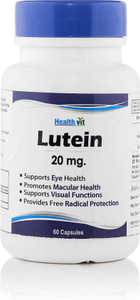 HealthVit Lutein 20mg 60 capsules Price in India - Buy HealthVit Lutein ...