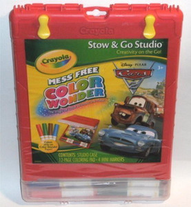 CRAYOLA Wonder Cars Stow And Go Studio Coloring Kit - Wonder Cars Stow ...