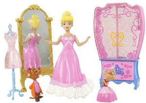 MATTEL Princess Favorite Moments Fairytale Scenes Cinderella Playset ...