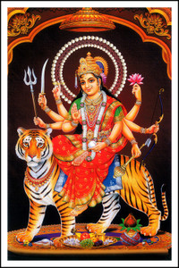Maa Shero Wali Fine Art Print - Religious posters in India - Buy art ...