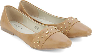 Bata FOOTIN LIGHT BROWN TAN BALLERINA Bellies For Women - Buy Light ...