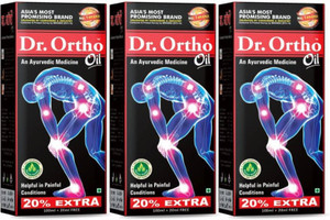 Dr artho Ayurvedic Complete Joint Pain Oil 120ML (Pack of 3) Liquid ...