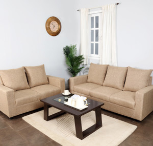 FURNICITY Fabric 3 + 2 Sofa Set Price in India - Buy FURNICITY Fabric 3 ...