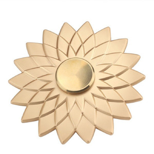 WISHKEY Lotus Flower Design Metal Hand Fidget Toy - Lotus Flower Design ...