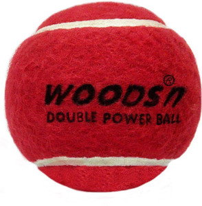 WOODS Double Power (Hard, Heavy Weight) Cricket Ball Cricket Leather ...