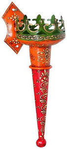 SMART SKILL IRON HANDICRAFT - WALL HANGING MASHAL T-LIGHT HOLDER - BIG ...