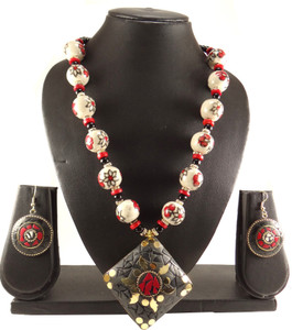 Shiv Kutumb Metal, Stone Multicolor Jewellery Set Price in India - Buy ...