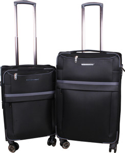 Ventex Germany Set of 2 Pcs. 4 Wheel Trolley (20"+24") Expandable Check ...