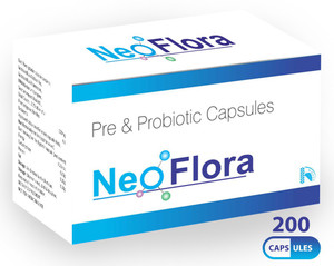 neoflora Pre & Probiotic Supplement - Better Digestion - Gas Relief ...