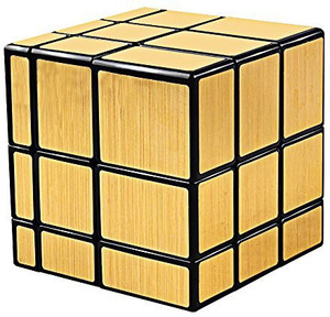 Coogam Qiyi Golden Mirror Cube 3X3 Mirror Blocks Speed Cube Shape Mod ...