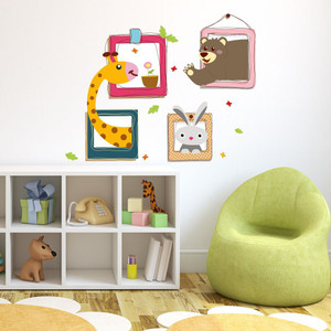Nilaya by ASIAN PAINTS 0 cm Wall Ons Animal Frames Wall Sticker (PVC ...