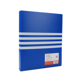 Flipkart.com | TRANBO Plastic 100 Pocket Display File (A4 Size, Blue ...