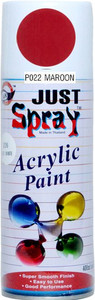 Just Spray P022 MAROON Spray Paint 400 ml Price in India - Buy Just ...