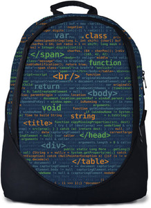 The Souled Store Coding Backpack 30 L Laptop Backpack Navy blue - Price ...