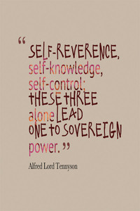 Self-reverence-self-knowledge-se…ontrol Poster Paper Print - Decorative ...