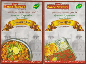 Ustad Banne Nawab's PUNJABI CHOLE & PAV BHAJI Masala Price in India ...
