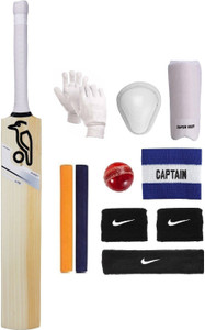 Retail World Combo of Kashmir Willow Cricket Bat for Leather Ball (Full ...