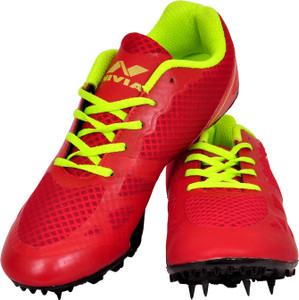 NIVIA Spikes - "Spirit" Running Shoes For Men - Buy Red Color NIVIA ...