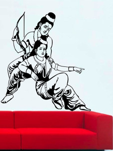 Decora 67 cm Lord Rama Self Adhesive Sticker Price in India - Buy ...