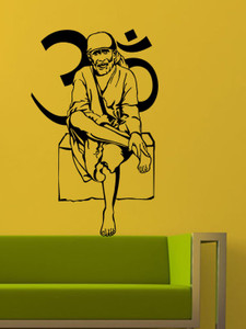 Decora 101 cm Om Sai Ram Self Adhesive Sticker Price in India - Buy ...