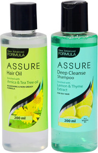ASSURE HAIR OIL AND DEEP CLEANSE SHAMPOO COMBO Price in India - Buy ...
