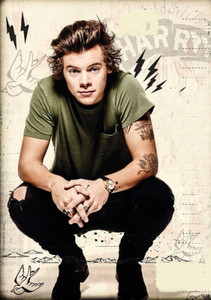 One Direction - Harry Poster (2) ON HI QUALITY LARGE PRINT 36X24 INCHES ...
